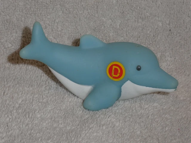 FISHER PRICE LITTLE People Alphabet Zoo D Dolphin Rare Blue #1 £3.24 ...