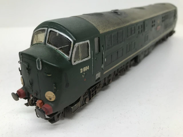 KITBUILT OO GAUGE Class 41 Warship Diesel Locomotive D604 Cossack + Dcc ...