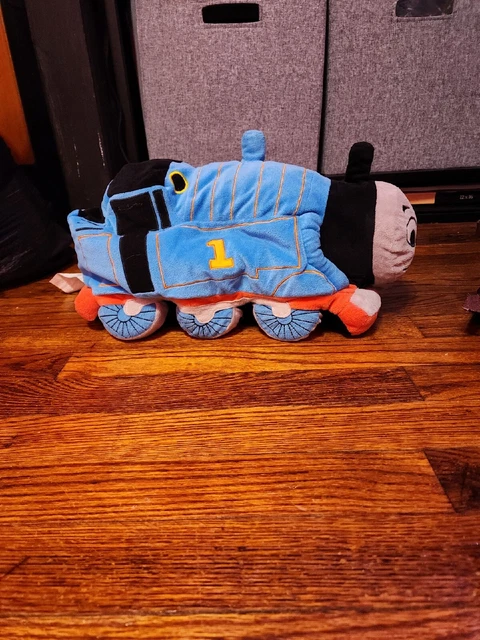 THOMAS THE TANK Engine Train Plush Pillow Microbead 16" Stuffed Toy £1. ...