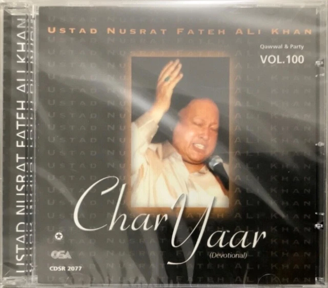 CHAR YAAR VOL 100 By Ustad Nusrat Fateh Ali Khan - Qawwali CD £13.99 ...