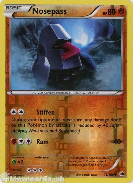 NOSEPASS 78/160 PRIMAL Clash Reverse Holo Mint Pokemon Card EUR 1,20 - PicClick IT