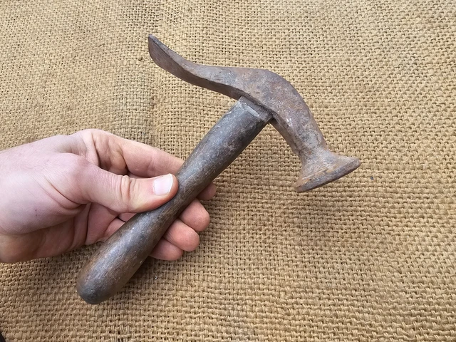VINTAGE GERMAN COBBLERS Shoemakers Hammer Blacksmith Hand Forged ...