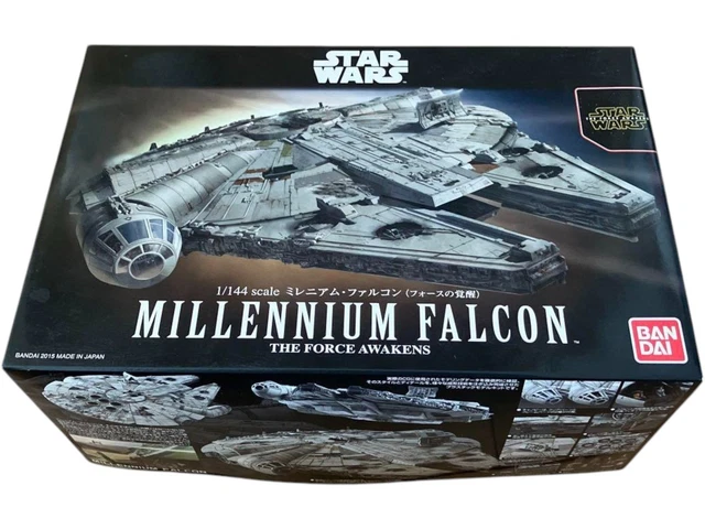 BANDAI STAR WARS 1/144 Millennium Falcon Model Kit The Force Awakens Plastic JPN EUR 93,70 ...