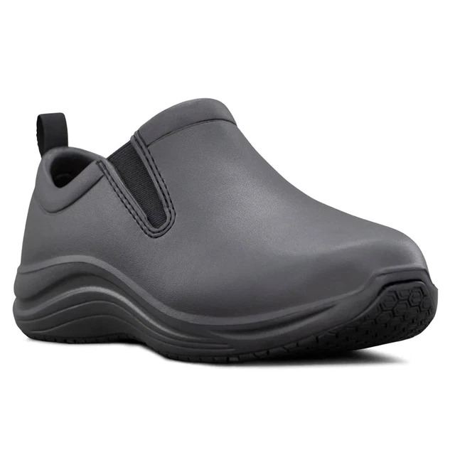 LUGZ SIZZLE SLIP Resistant Soft Toe Work Mens Black Work Safety Shoes ...