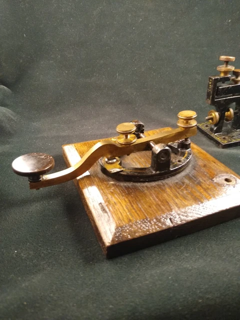 ANTIQUE MORSE CODE Telegraph Key And Sounder £86.54 - PicClick UK