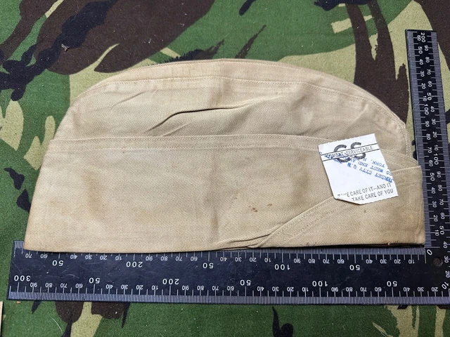 ORIGINAL WW2 US Army Garrison Side Cap Hat - Old Stock - Combat ...