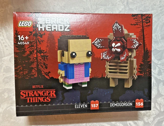 LEGO 40549 BRICKHEADZ Stranger Things Demogorgon & Eleven NEW & SEALED ...