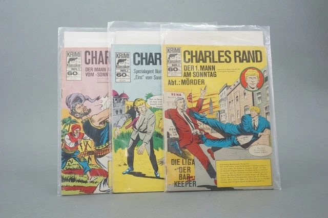 CLASSICO GIALLO CHARLES Rand vol. 1+2+3 fumetto BSV 1.FENN EUR 39,00 ...