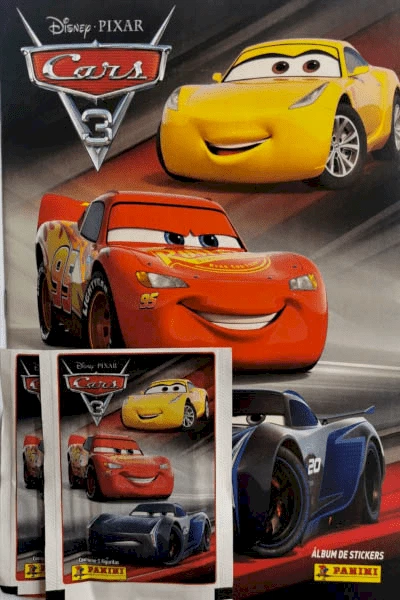 PANINI DISNEY PIXAR Cars Sticker Album + 50 Sticker Packs ( 250 ...