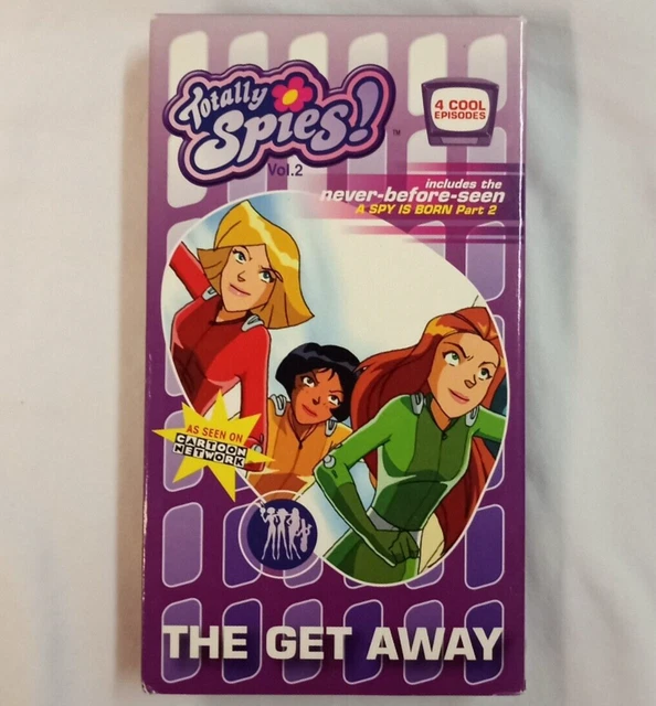 TOTALLY SPIES - Volume Two (VHS, 2004) The Get Away Cartoon Network 4 ...