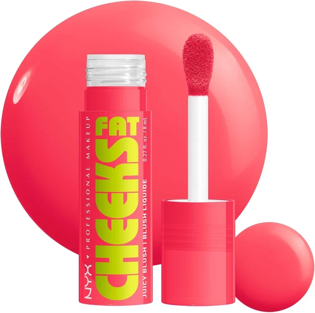 FAT CHEEKS JUICY Liquid Blush, Bouncin' Berry, 8 Ml $26.99 - PicClick AU