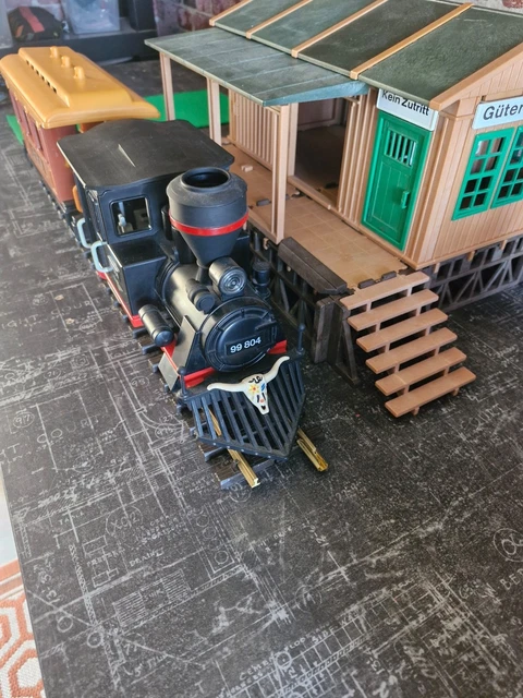 PLAYMOBIL TRAIN 4051 Custom Western EUR 90,00 - PicClick FR