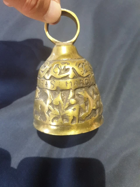 ANCIENNE CLOCHE DE TABLE en BRONZE DORE Lucas Marcus St JOHANNES 1900 ... ANCIENNE CLOCHE DE TABLE en BRONZE DORE Lucas Marcus St JOHANNES 1900 ...