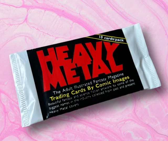 HEAVY METAL VINTAGE 1991 Fantasy Sci Fi Collectible Trading Card Packs ...