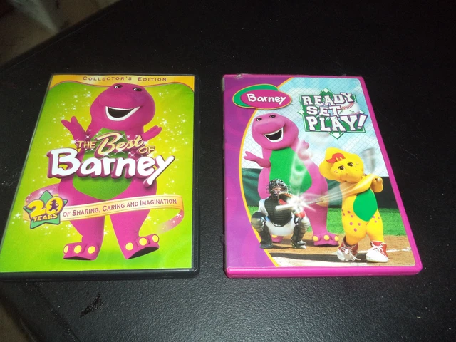 BARNEY 2 DVD Lot - The Best of Barney / Barney - Ready , Set Play ...