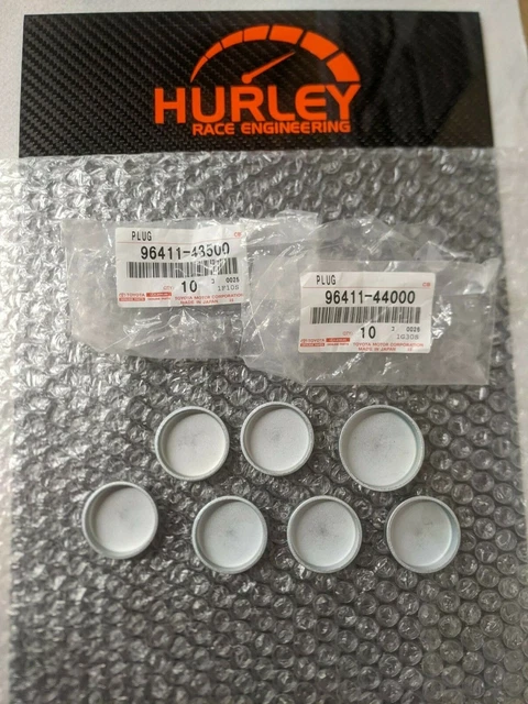 GENUINE TOYOTA 4AGE 4AGZE cylinder block core plug set - MR2 Corolla ...