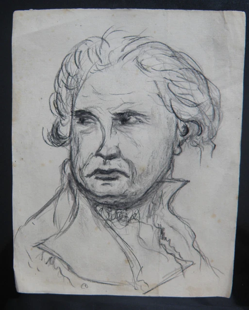 ECOLE DE DAVID : Dessin 18ème - Danton (?) EUR 30,00 - PicClick FR