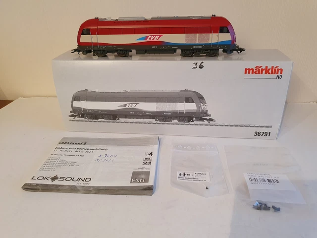 MÄRKLIN 3679 HO Diesellok EVB 420 12 Digital, Sound EUR 249,99 - PicClick DE