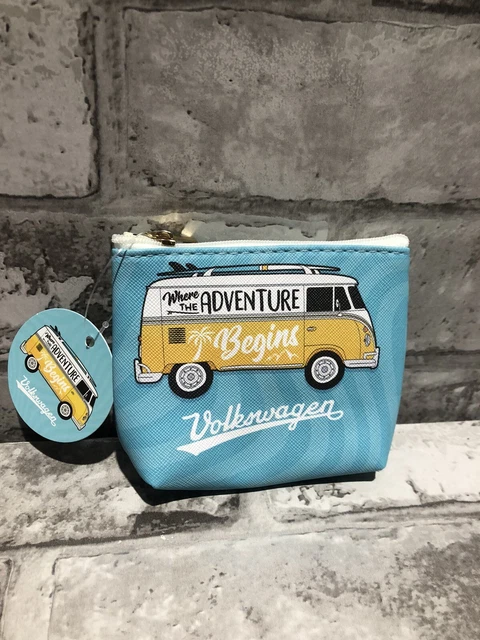 OFFICIAL VOLKSWAGEN VW Campervan Bus Surf PVC Campervan coin purse gift ...