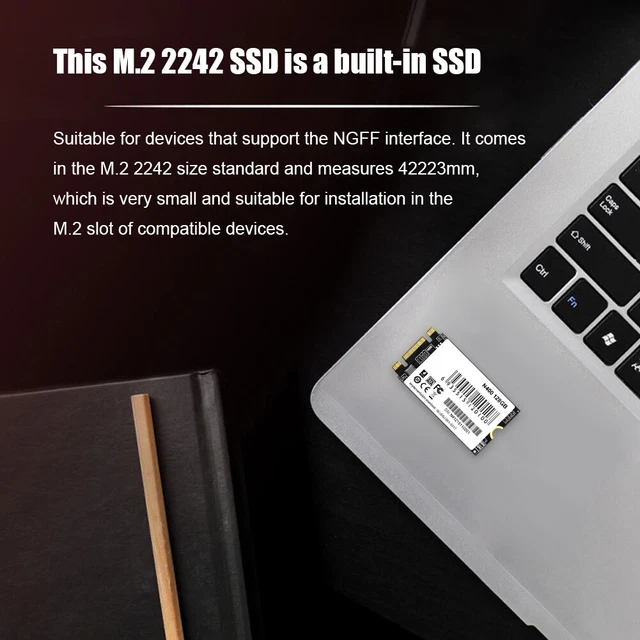 5# M.2 2242 Solid State Drive NGFF SSD Enclosure for Computer Laptop ...