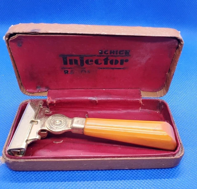 VINTAGE SCHICK INJECTOR TYPE E-4 - 1935-1946 - Single Edge Safety Razor ...