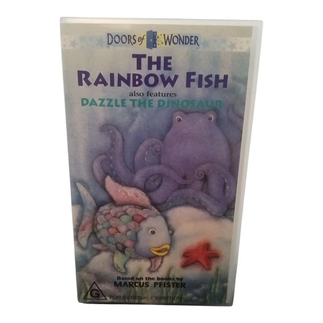 THE RAINBOW FISH/DAZZLE The Dinosaur VHS PAL Video Tape 1997 Animated ...