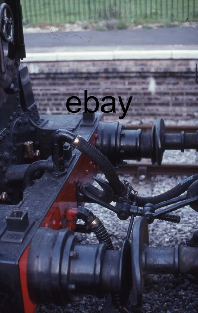 35MM RAILWAY SLIDE- View of buffers beam details of Steam Loco 1054 ...