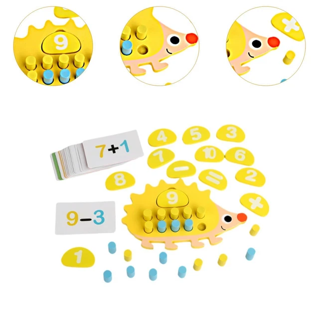 LEARNING MATH TOYS Mathematical with Counting Sticks Teaching Aids ...