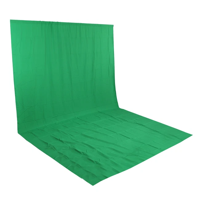 STUDIO GREEN SCREEN Backdrop 3x6m Chromakey Cloth for Photo & Video ...