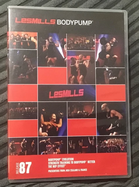 LES MILLS BODYPUMP BODY PUMP 87 DVD and CD and CHOREOGRAPHY NOTES EUR ...