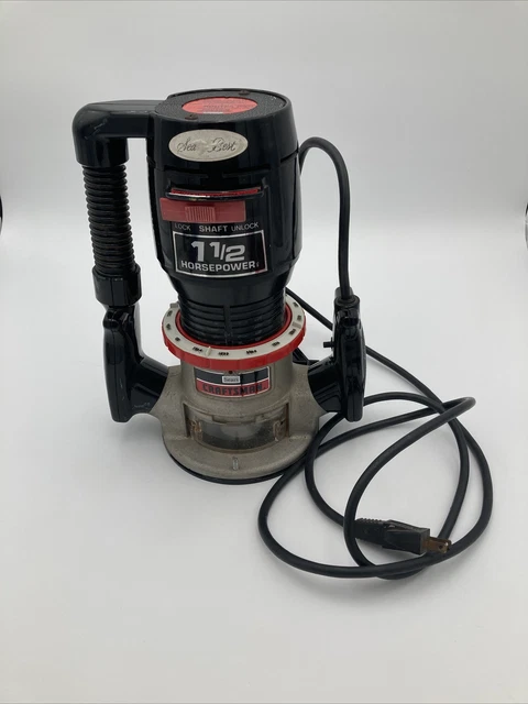 SEARS CRAFTSMAN 1 1/2 HP Double Insulated Router 315.17431 Made in USA ...