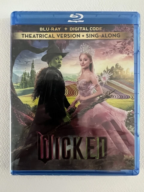 WICKED - (BLU-RAY + Digital Code, 2025) New Release $22.37 - PicClick CA