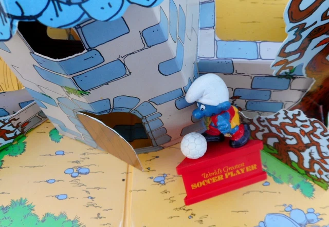 SOCLE ROUGE ANGLAIS Schtroumpf foot smurf pitufo word's greatest soccer ...
