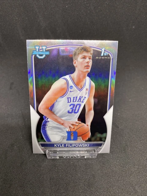 KYLE FILIPOWSKI 2023 Bowman U Pallacanestro 1° Rifrattore DUCA #47 ...