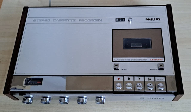 REGISTRATORE A CASSETTE stereo PHILIPS N2400 anni 70 EUR 175,00 ...