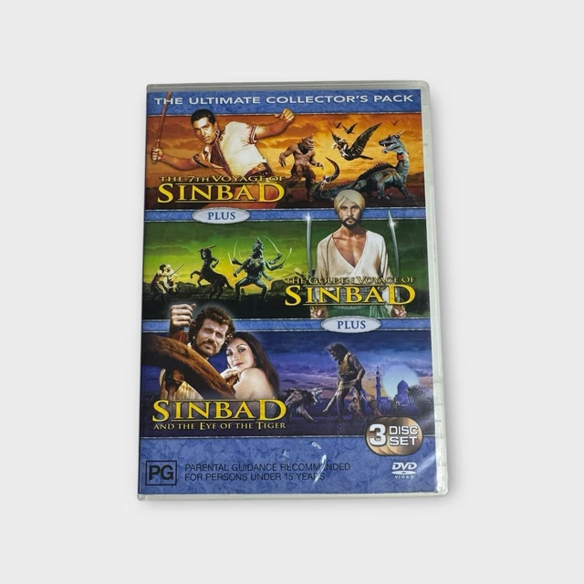 SINBAD THE ULTIMATE Collectors Pack 3 DVD Set John Phillip Law Region 4 ...