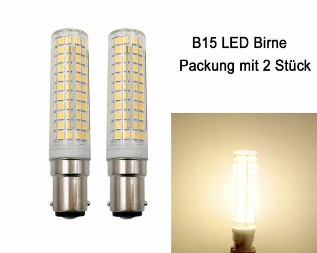 B15 LED BULB 220V, Pygmy Bulb Bayonet, Ba15D 45W Halogen Replacement £ ...