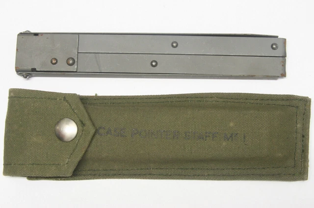 VINTAGE CASE POINTER Staff MK1 Sniper Artillery Vickers 303 Lee Enfield ...