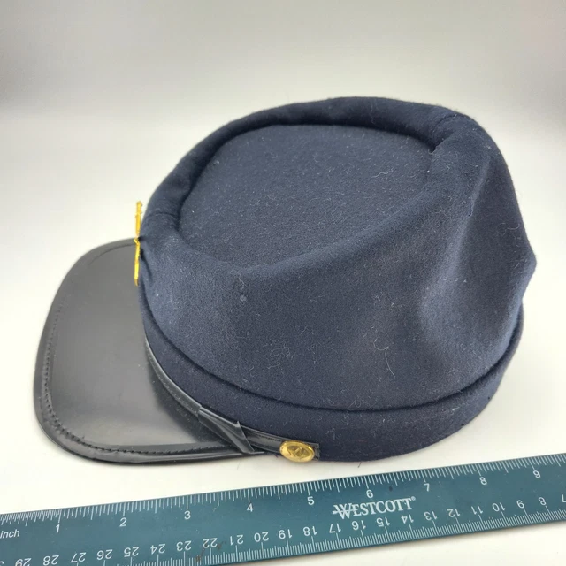 CIVIL WAR UNION Officer Costume Kepi Hat Navy Blue Size Small £17.57 ...