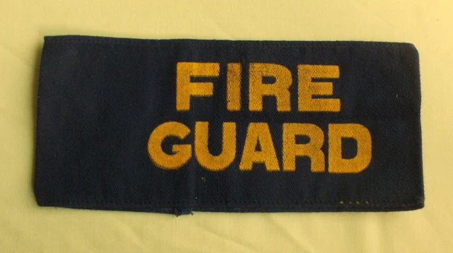 WW2 'FIRE GUARD' Arm Band - C372 £15.00 - PicClick UK