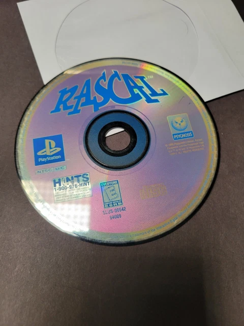 RASCAL PS1 SONY PlayStation 1 Disc Only- Resurfaced $7.99 - PicClick