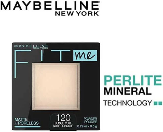 NEW YORK FIT Me Matte & Poreless Pressed Powder - Classic Ivory 120,0. ...