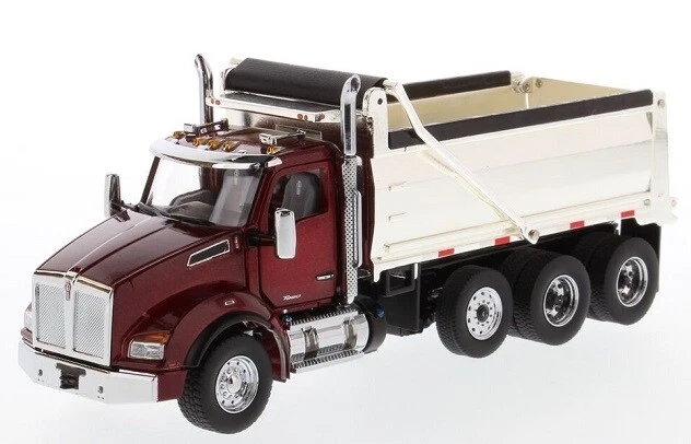 DIECAST MASTERS, KENWORTH T880 SBFA 8x4 Benne, échelle 1/50, DCM71059 ...