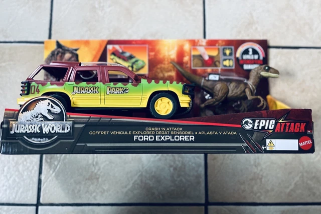 JURASSIC WORLD EPIC Attack Ford Explorer EUR 43,00 - PicClick FR