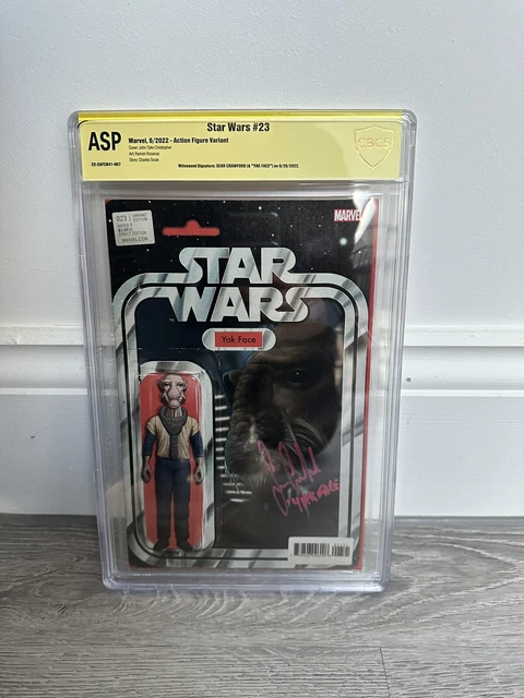 YAK FACE COMIC signed By Sean Crawford. CBCS Witnessed ASP. Marvel Star ...