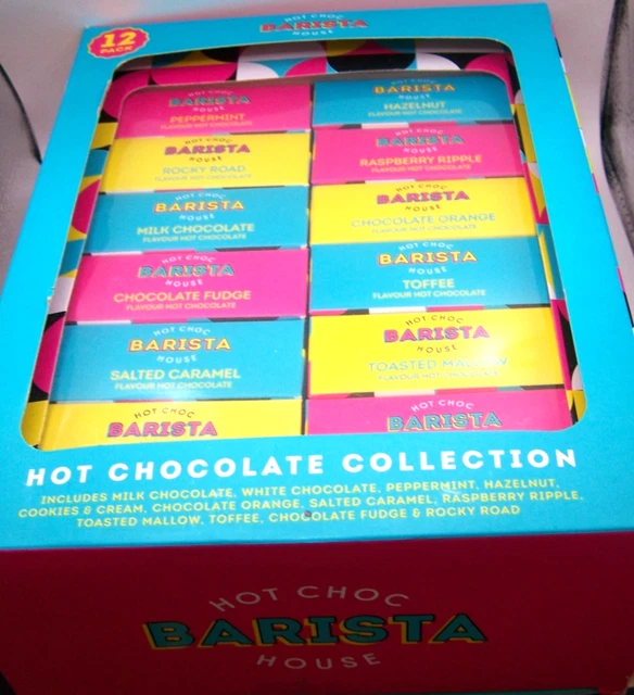 HOT CHOCOLATE BARISTA Selection - 12 Different Flavours £3.95 - PicClick UK