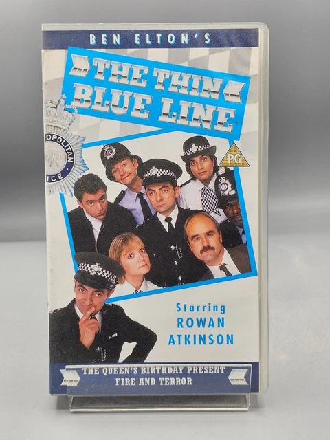 BEN ELTON'S THE Thin Blue Line - Rowan Aktinson - VHS TV - Video Tape £ ...