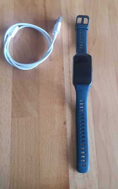 HUAWEI BAND 6 43mm Cassa di Polimero Nera con Cinturino Silicone Nero ...