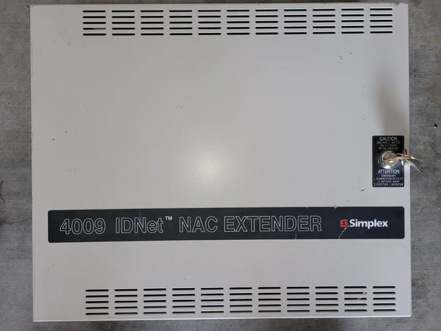 SIMPLEX 4009-9201 IDNET NAC Extender Fire Alarm Power Supply*Missing ...