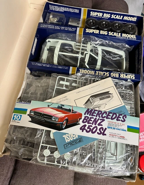 DOYUSHA MERCEDES-BENZ 450SL 1:12 Scale Plastic Model Car Kit From JAPAN ...